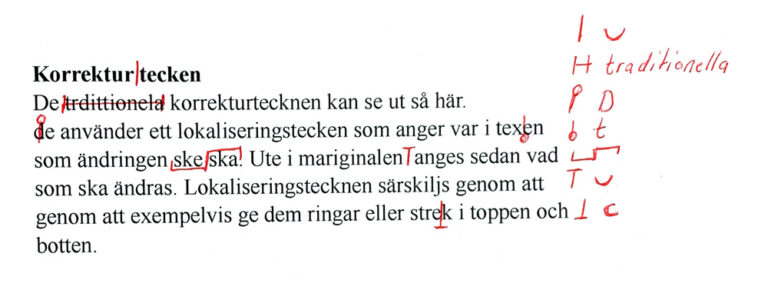 Vad är ett korrektur?